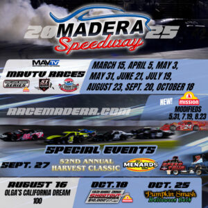 MADERA SPEEDWAY READY FOR 54TH SEASON OF RACING ACTION WITH 2025 ...